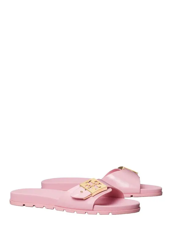 Tory Burch Buckle Slide Sandal - Rosa Candy