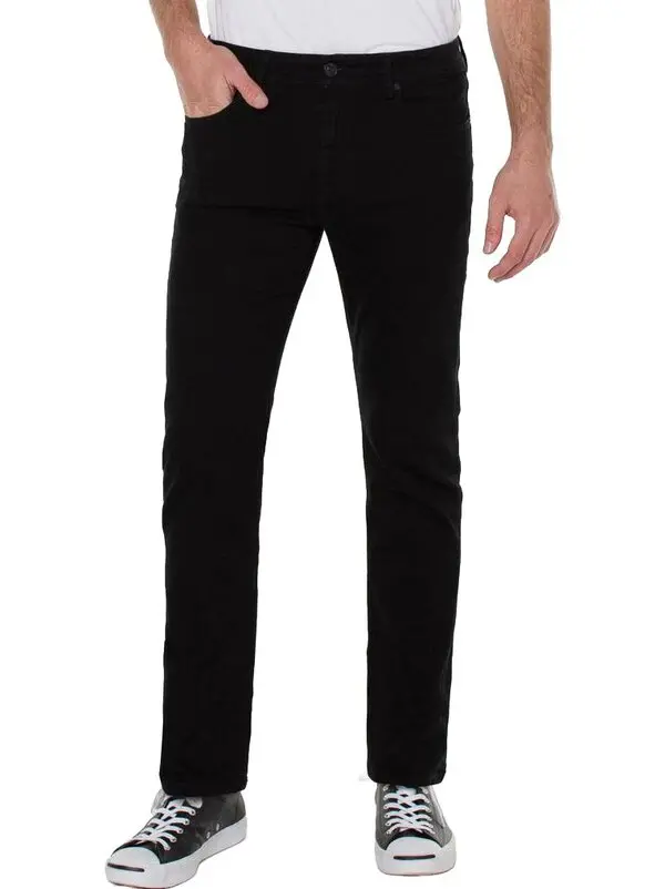 LIVERPOOL Regent Relaxed Straight Leg Jeans - Jet Black