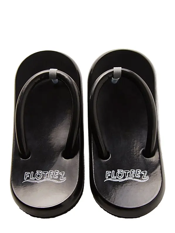 FROGG TOGGS Pool Float Flip Flops - Black