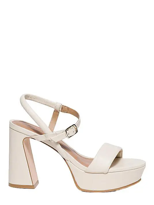 Bernardo Ventura Platform Heels - Ivory