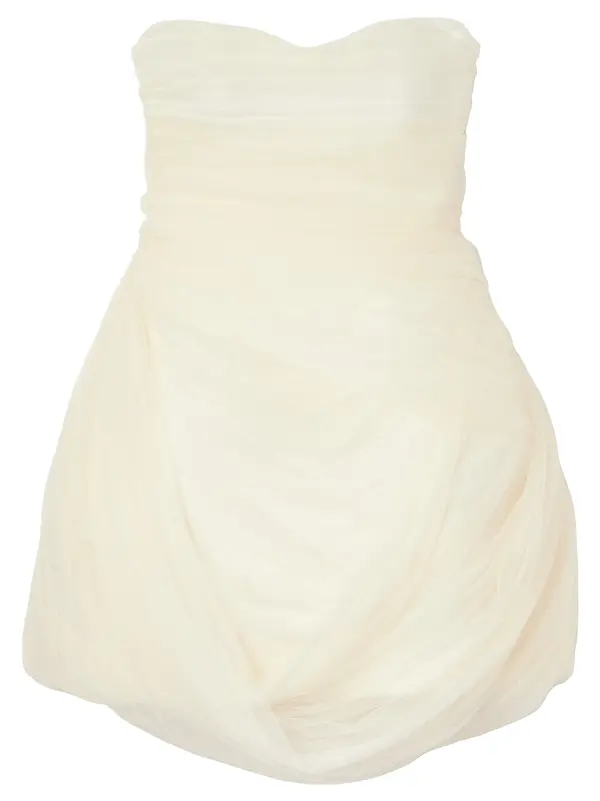 DANIELLE FRANKEL Bernie Strapless Mini Dress - Ivory