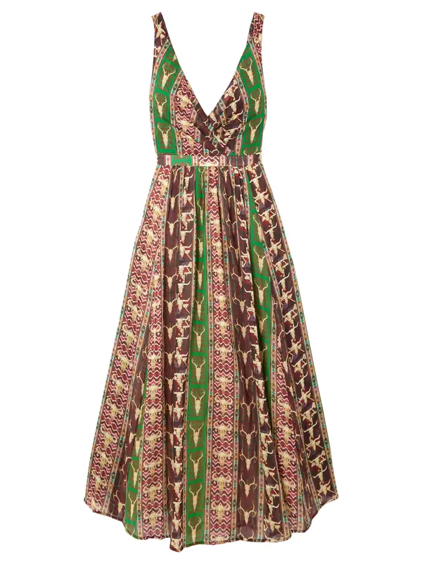EMPORIO SIRENUSE Tullia Arizona Maxi Dress - Green