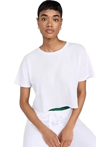 Year Of Ours Yos Cropped Tee - White