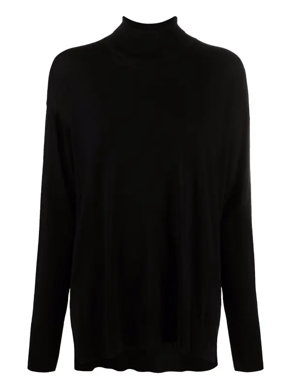Max Mara Roll-neck Jumper - Black