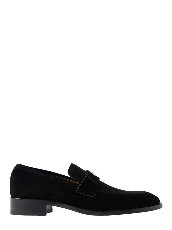 CHRISTIAN LOUBOUTIN Varsimoc Suede Loafers - Black