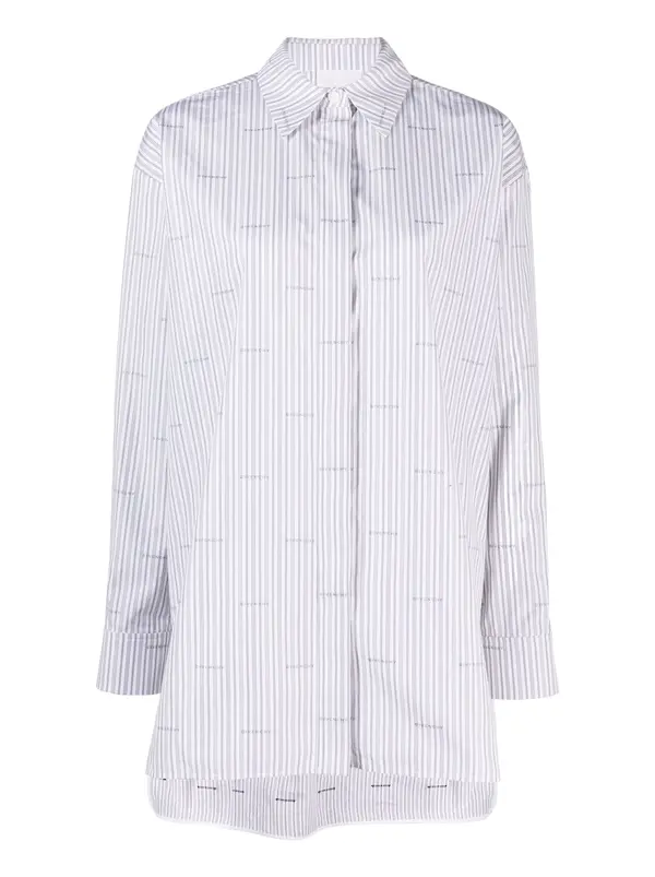 Givenchy Striped Tailored Shirt - Grey