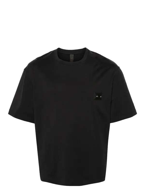 Neil Barrett Piercing-patch Cotton T-shirt - Black