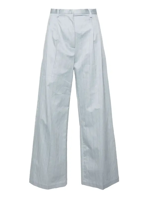 TELA Edamame High-waist Palazzo Trousers - Grey