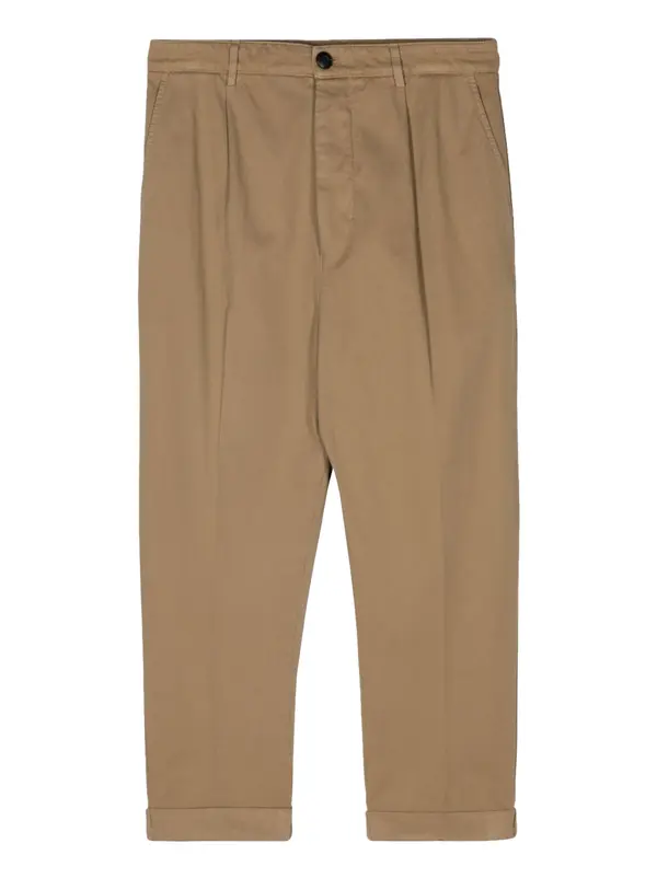 DONDUP Adam Tapered-leg Trousers - Neutrals