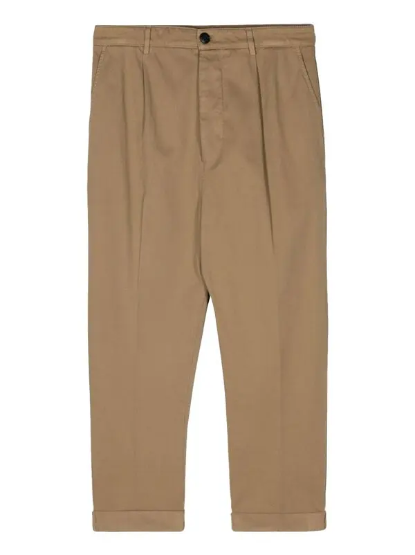 DONDUP Adam Tapered-leg Trousers - Neutrals