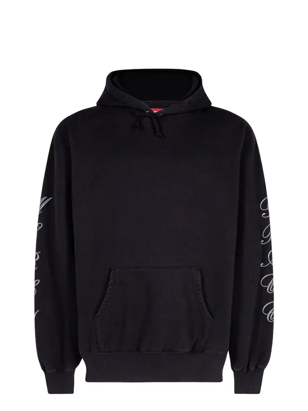 Supreme Patches Spiral Hoodie - Black