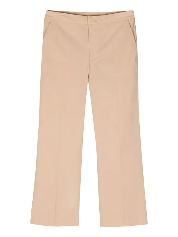 TWINSET Logo-plaque Cropped Trousers - Neutrals