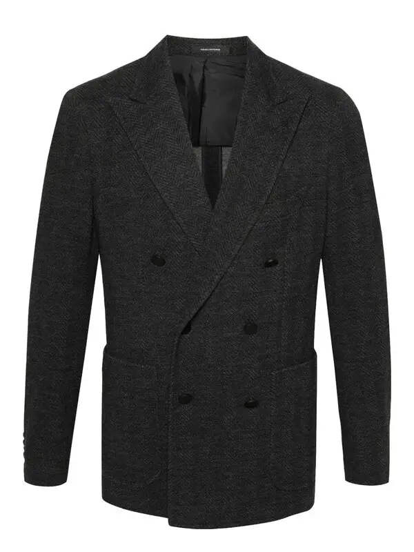 Tagliatore Double-breasted Blazer - Grey