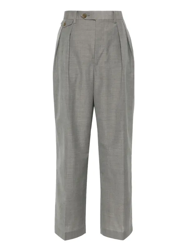 Auralee Tropical Straight-leg Trousers - Grey