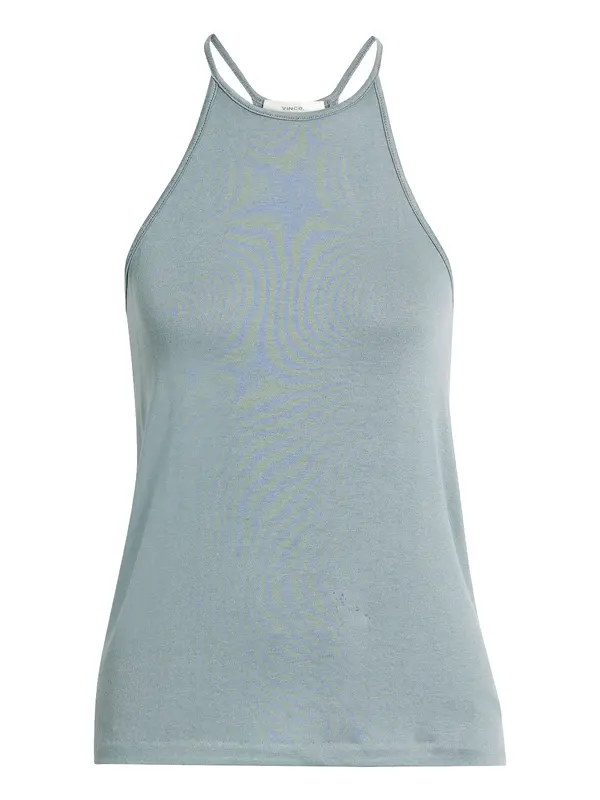 Vince Jersey Tank - Grey Green