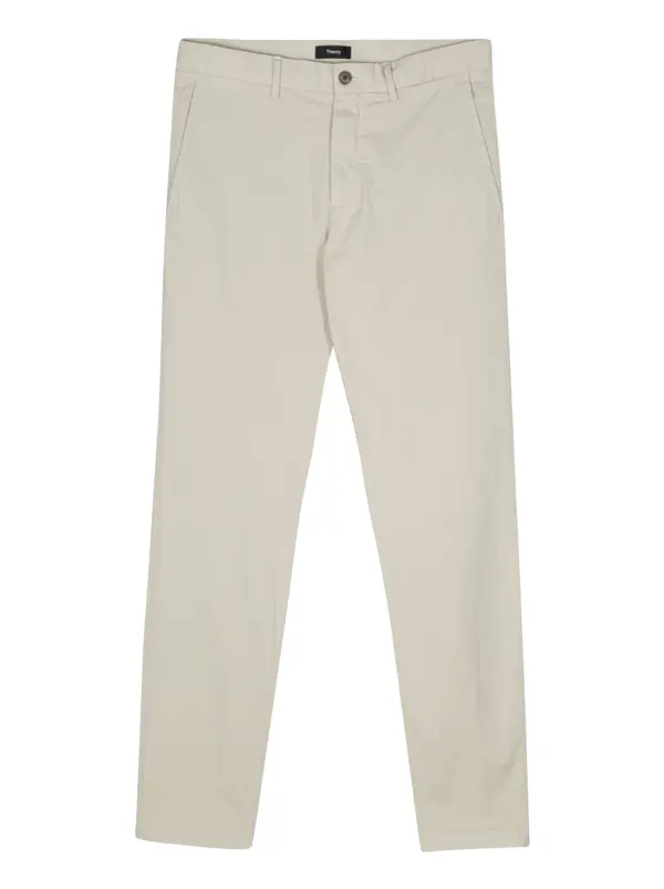 Theory Dart-detail Trousers - Neutrals