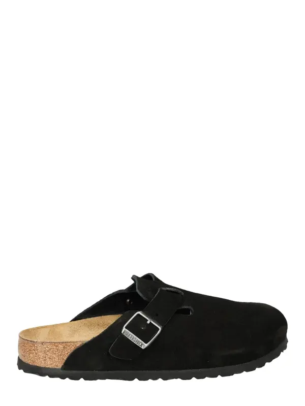 BIRKENSTOCK Boston Buckle Clogs - Black