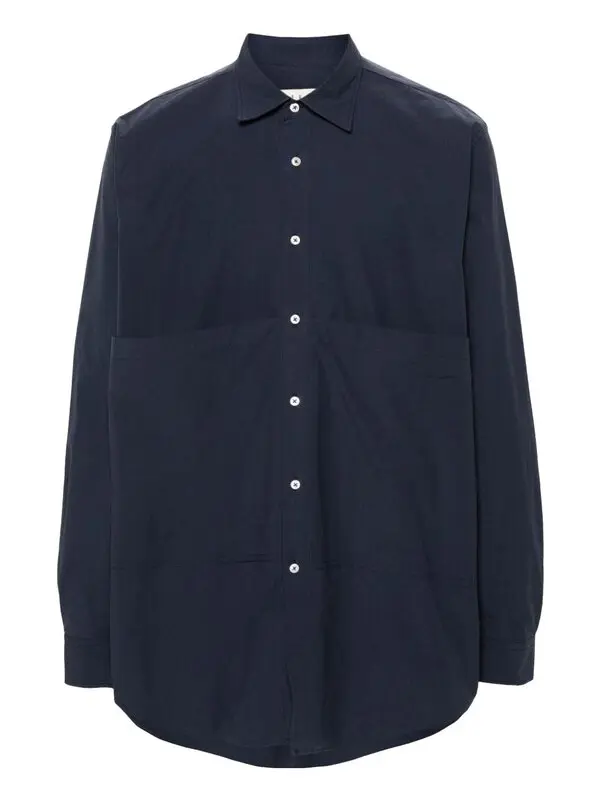 PAURA Konia Cotton Shirt - Blue
