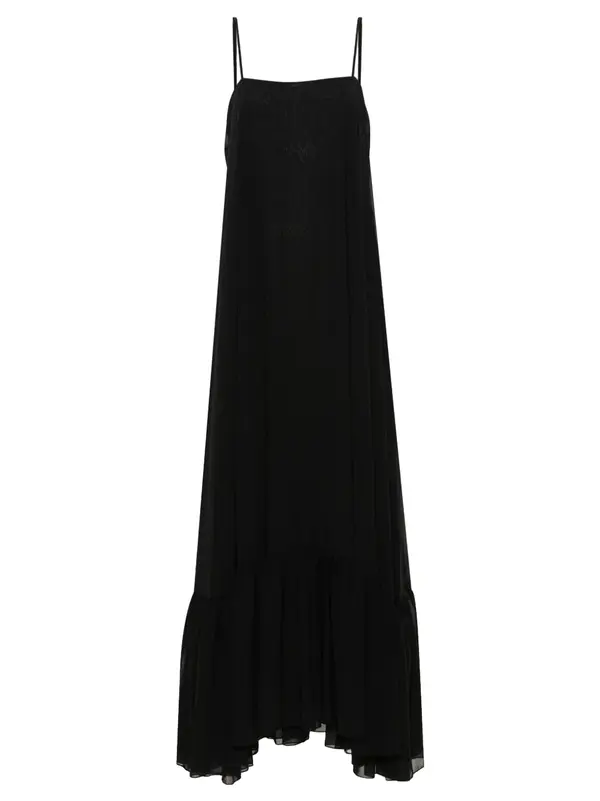 ROTATE BY BIRGER CHRISTENSEN Flared Sleeveless Dress - Black