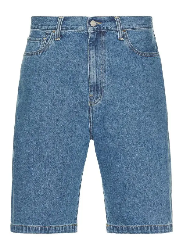 Carhartt Work In Progress Landon Denim Short - Heavy Stone Wash Blue