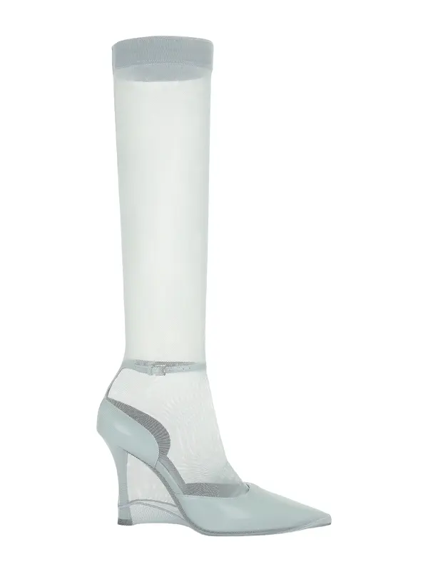 Givenchy Show Stocking Pumps - Grey