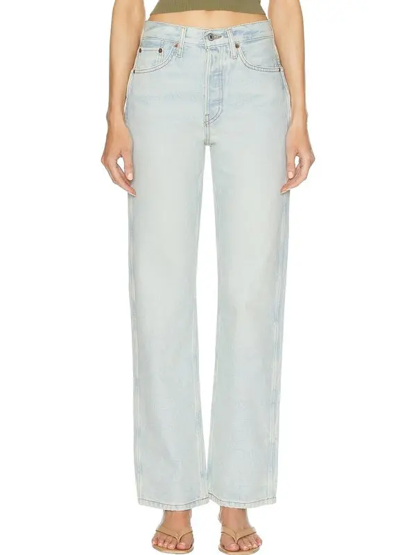RE/DONE 90s High Rise Loose Jeans - Ranch Water