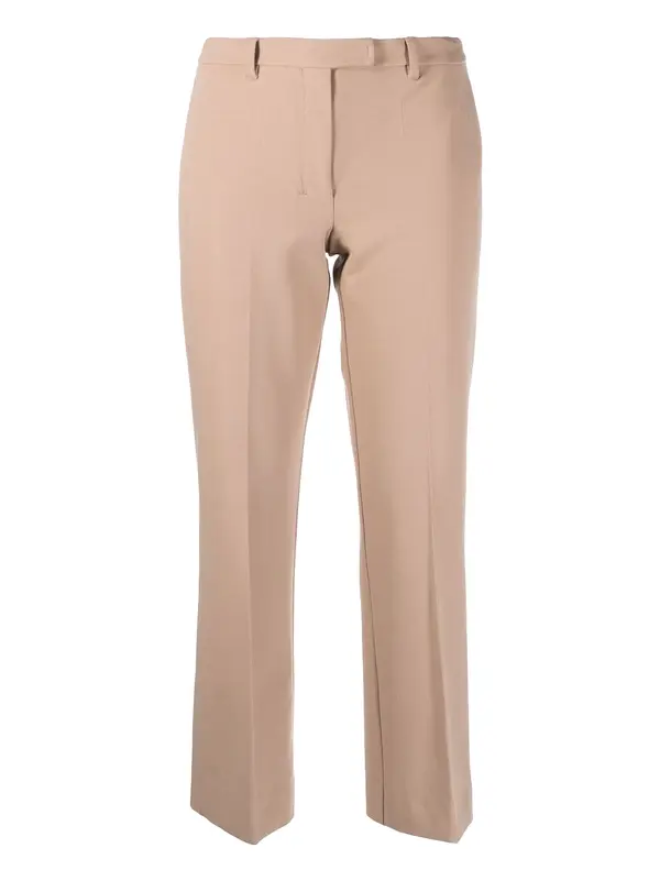 Max Mara Cropped Straight-leg Trousers - Neutrals