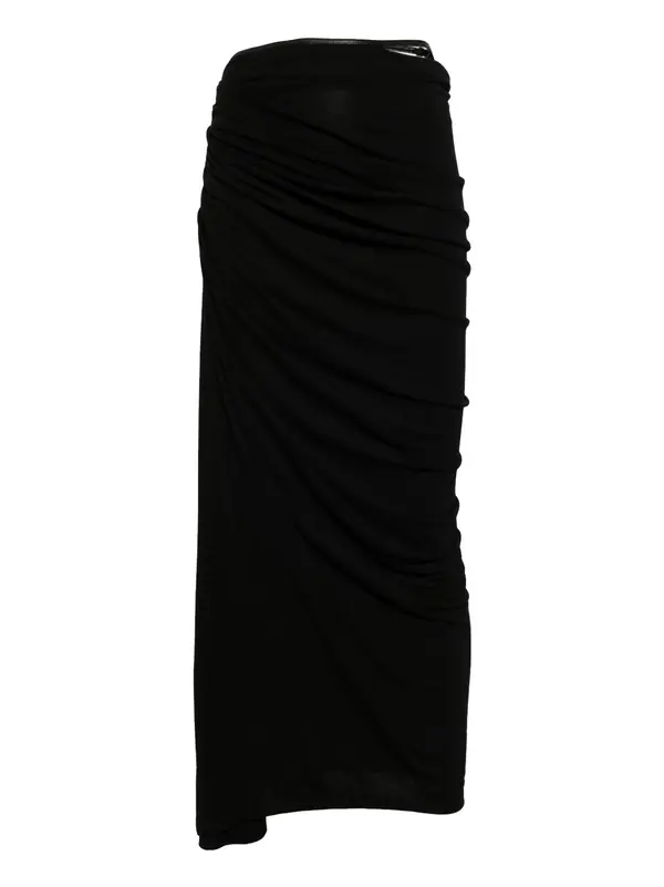 Christopher Esber Draped Maxi Skirt - Black