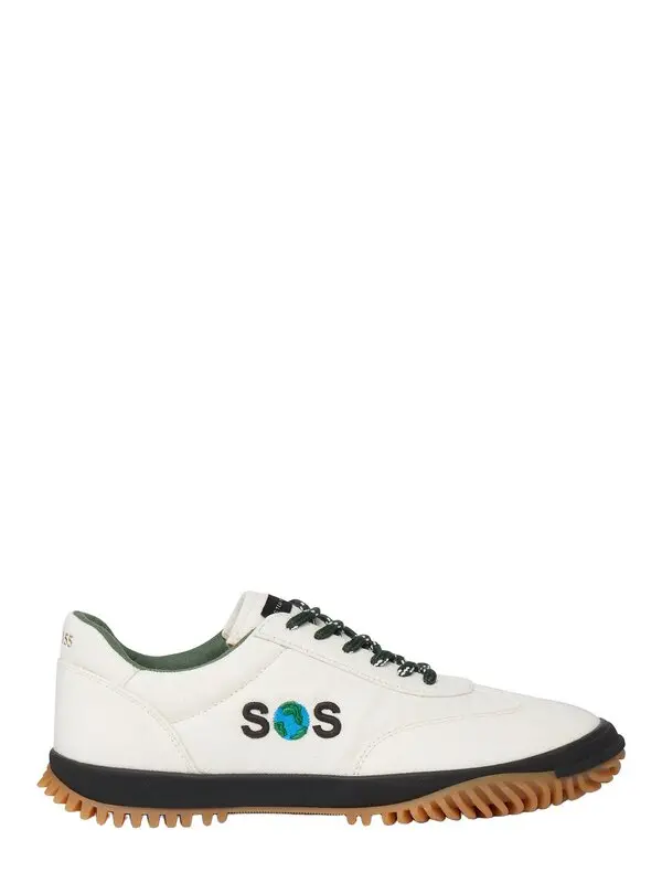 Stella McCartney Sos Embroidered S-wave Sneakers - Dune Beige