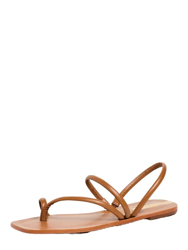 Kaanas Strappy Naked Sandals - Tan