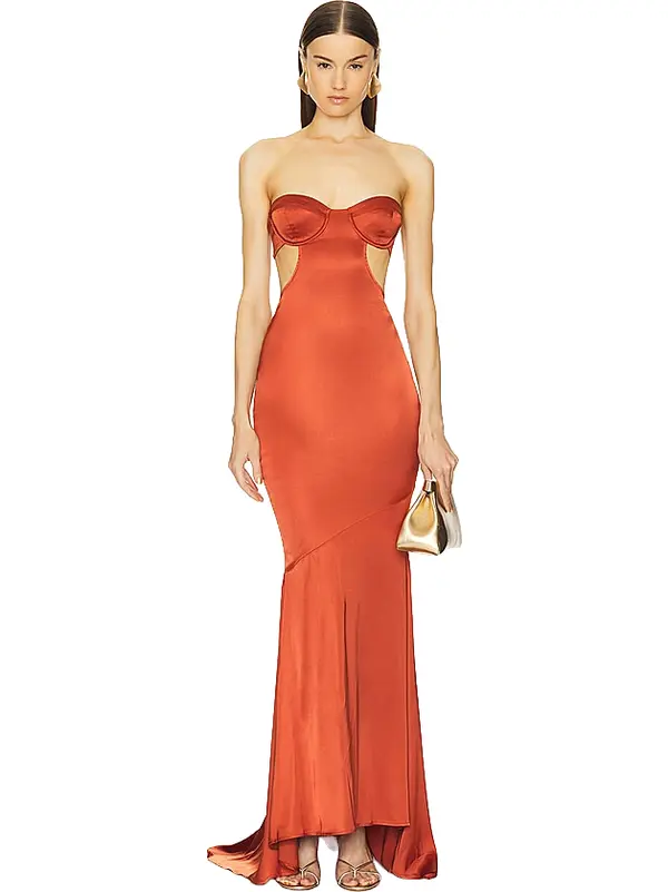 MICHAEL COSTELLO X Alina Gown - Copper