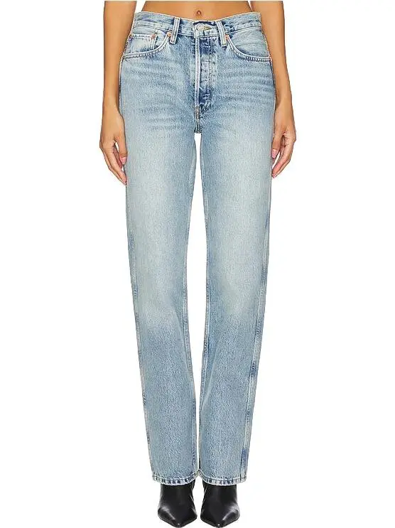 RE/DONE 90s High Rise Loose Jeans - Ojai Indigo