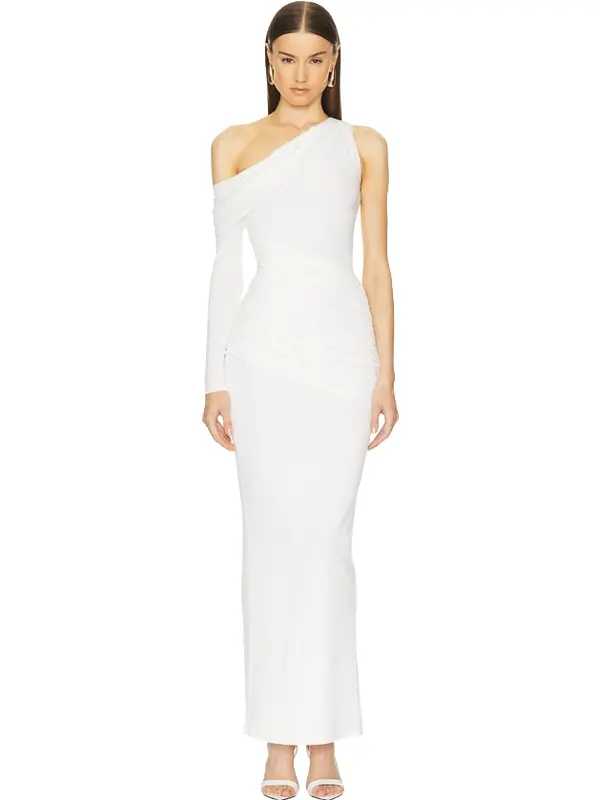 MICHAEL COSTELLO Mireille Maxi Dress - White