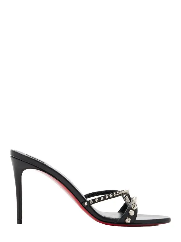 CHRISTIAN LOUBOUTIN Tatoosh Spikes 85mm Studded Mules - Black