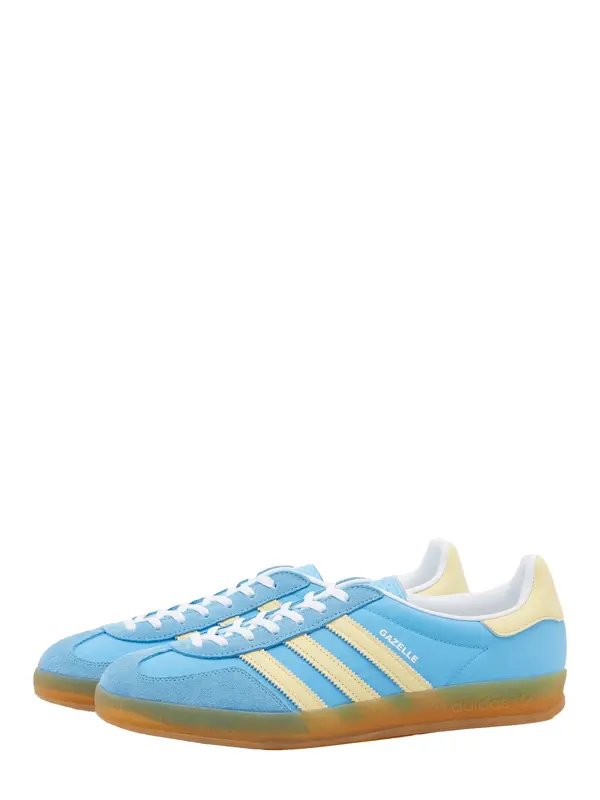 Adidas Gazelle Indoor Sneakers - Semi Blue Burst/almost Yellow/white