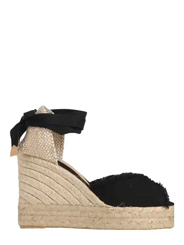 CastaÑer Textile Fiber Espadrilles - Black