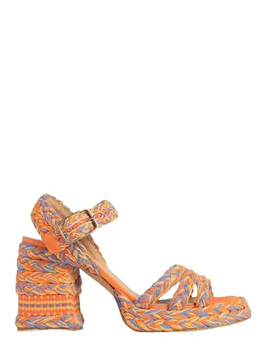CastaÑer Ankle Strap Sandals - Orange