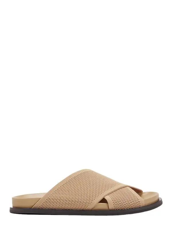 Everlane Reknit Form Crossover Sandals - Caramel