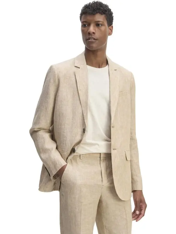 Everlane Linen Tailored Blazer - Cornstalk Chambray