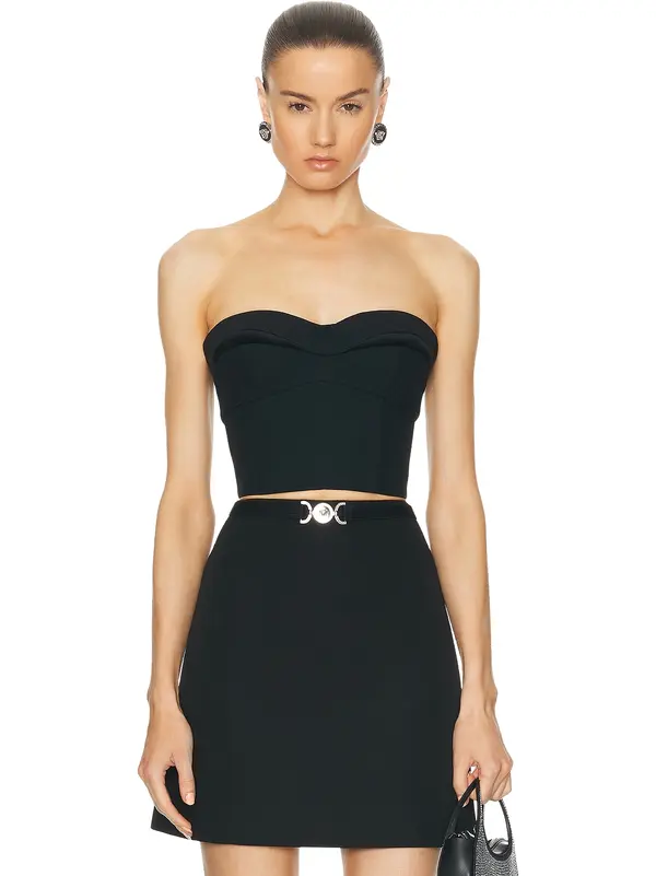 Versace Strapless Top - Black