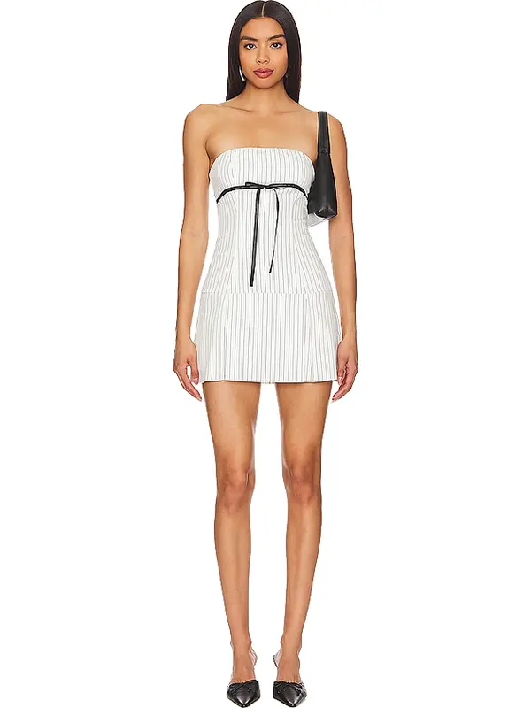 MORE TO COME Amy Mini Dress - White