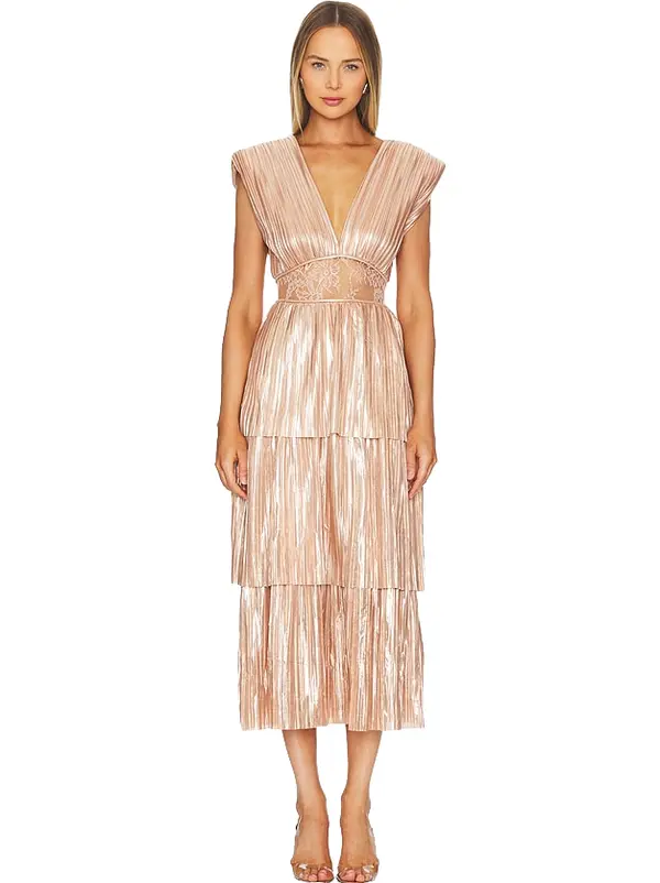 SABINA MUSAYEV Davina Dress - Rose Gold