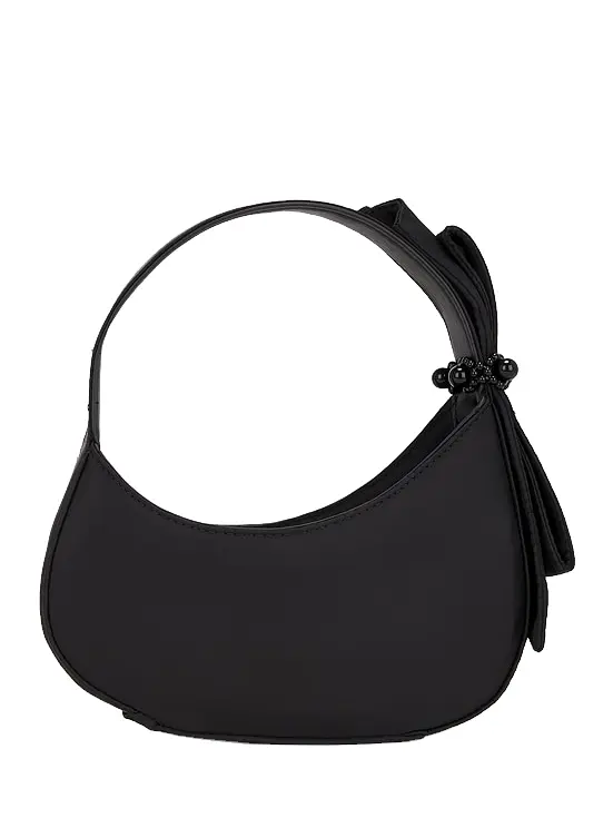 8 Other Reasons Bow Shoulder Bag - Black