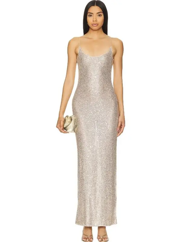 LOVERS AND FRIENDS Rossa Maxi Dress - Champagne