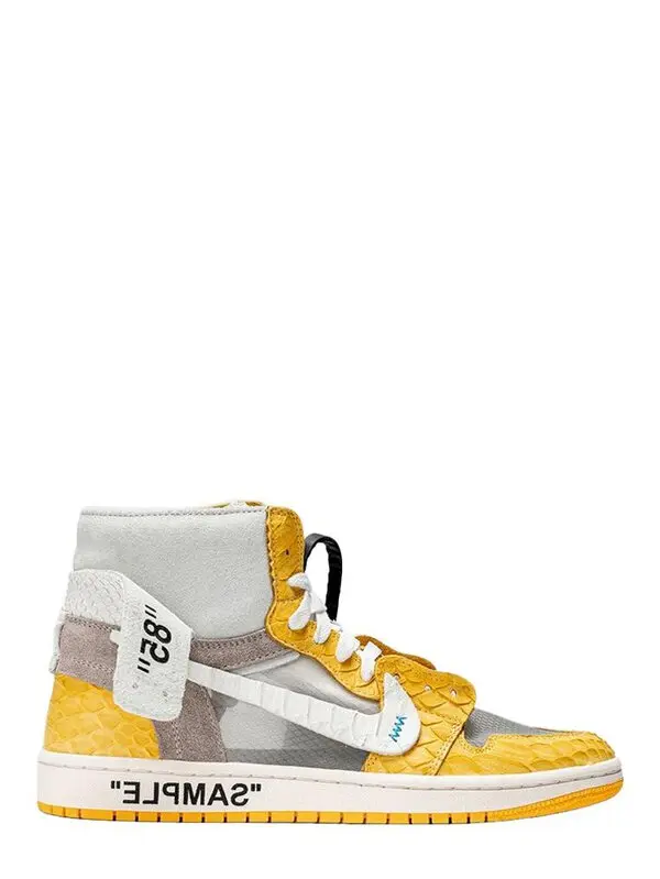 THE SURGEON Canary Diamond Lux Dunk Sneakers - Yellow