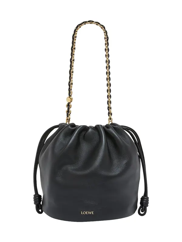 Loewe X Paula's Ibiza Flamenco Bucket Bag - Black