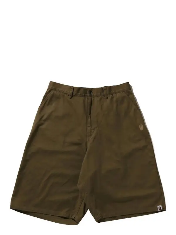 A BATHING APE One Point Loose Fit Chino Short - Beige