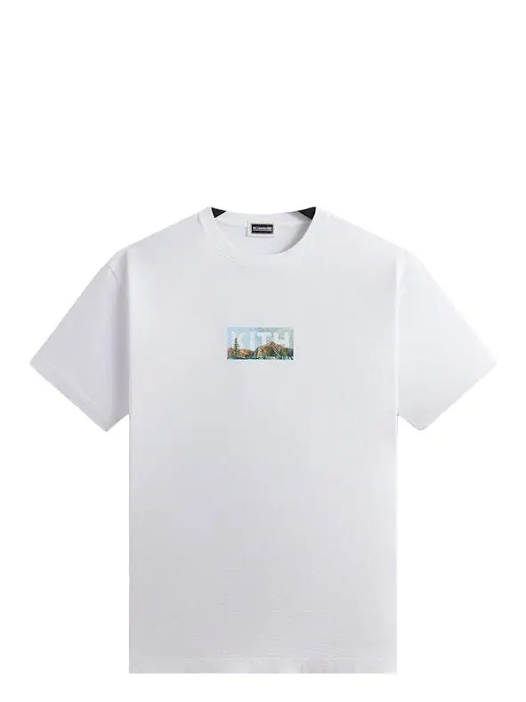 Kith X Columbia Big Sur Classic Logo Tee Shirt - White