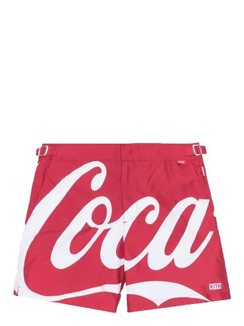 Kith X Cocacola X Orelebar Brown Bulldog Swim Trunk - Red