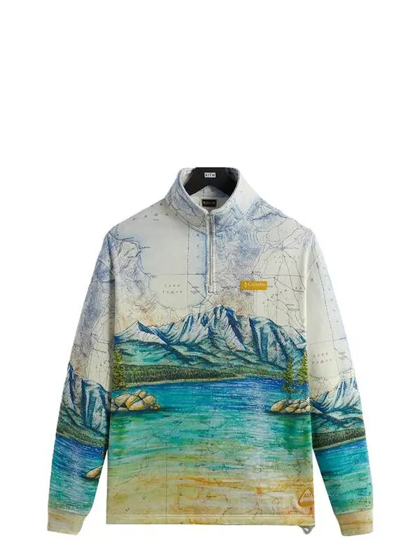 Kith X Columbia Lake Tahoe Quarter Zip - Chalk